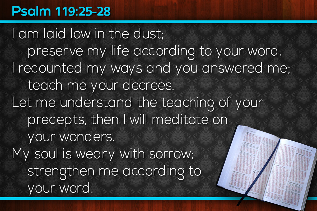 Memorize Scripture Psalm 119 25 28 JeffRandleman Memorize Scripture Psalm 119 25 28 JeffRandleman